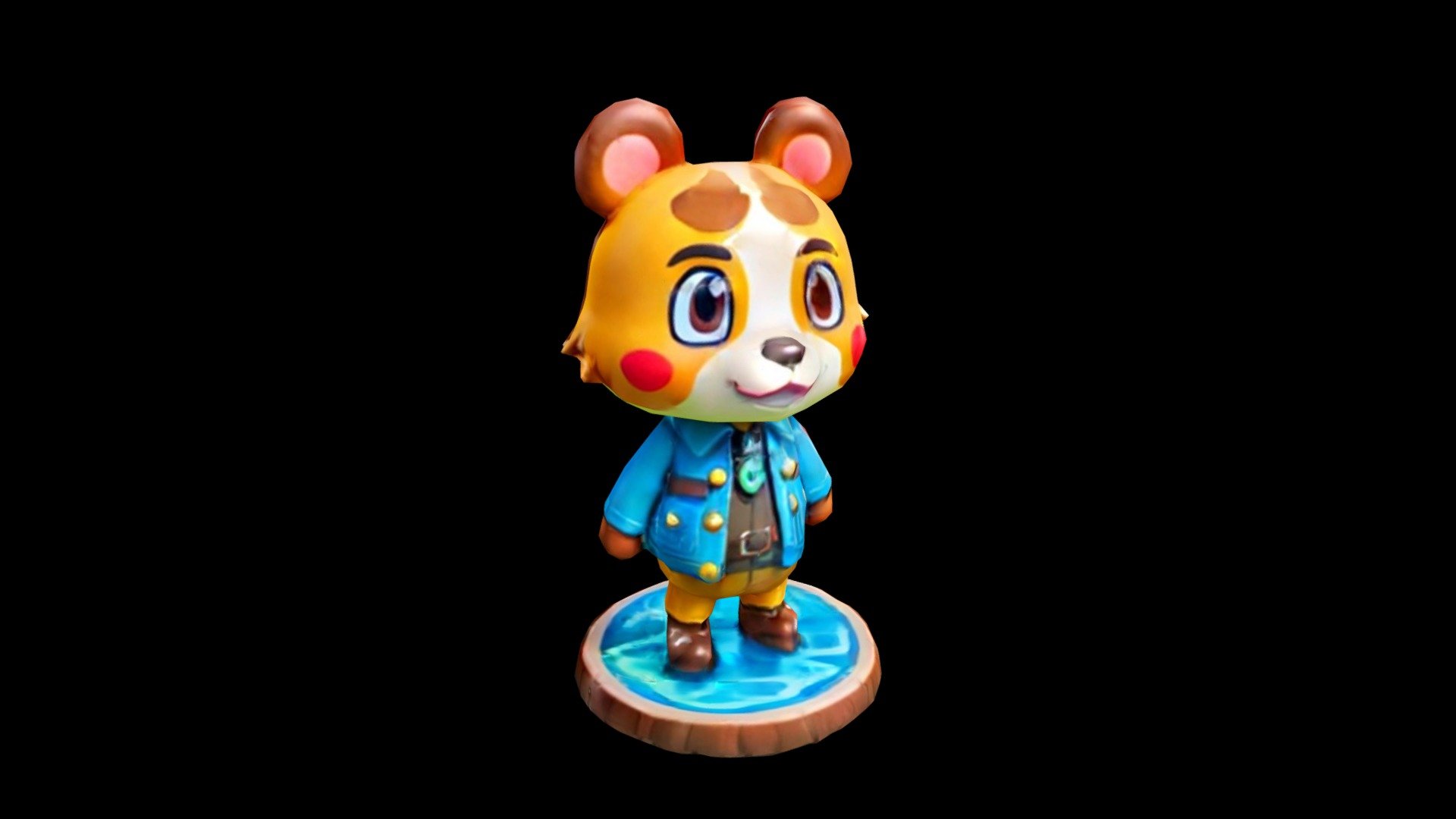 A cute animal crossing character named Tom Nook - Download Free 3D ...