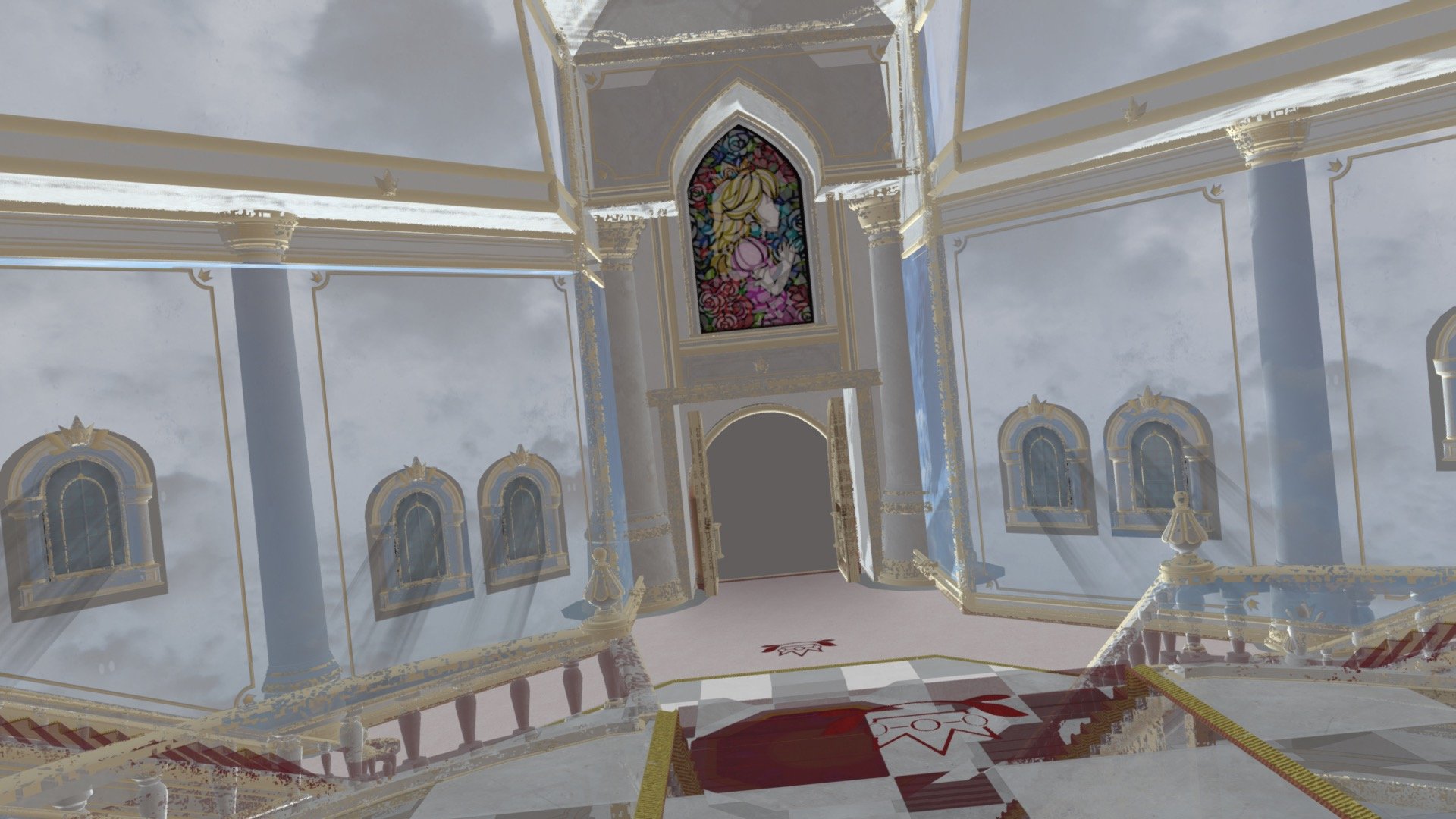 Super Mario Odyssey Peach's Castle Interior - Download Free 3D model by ...