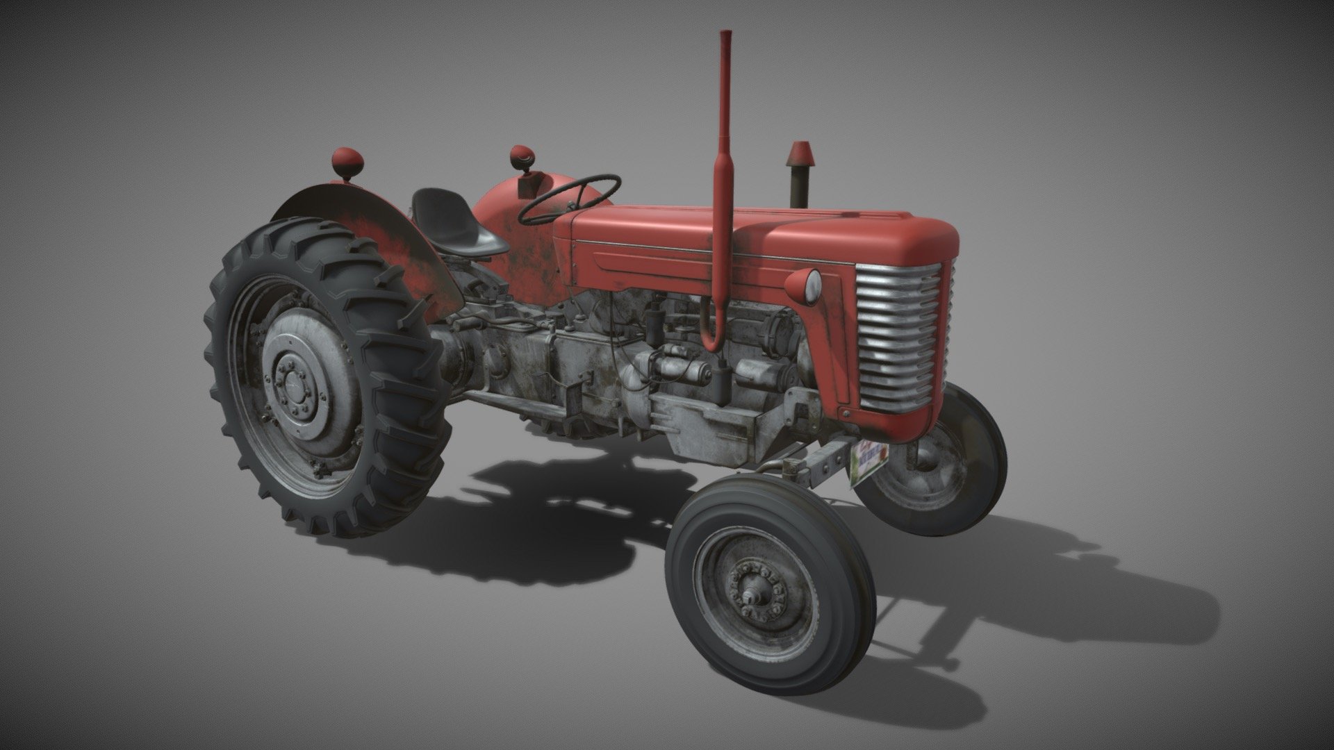 Tractor Ferguson - 3D model by funbox (@funbox) [141eaa4] - Sketchfab