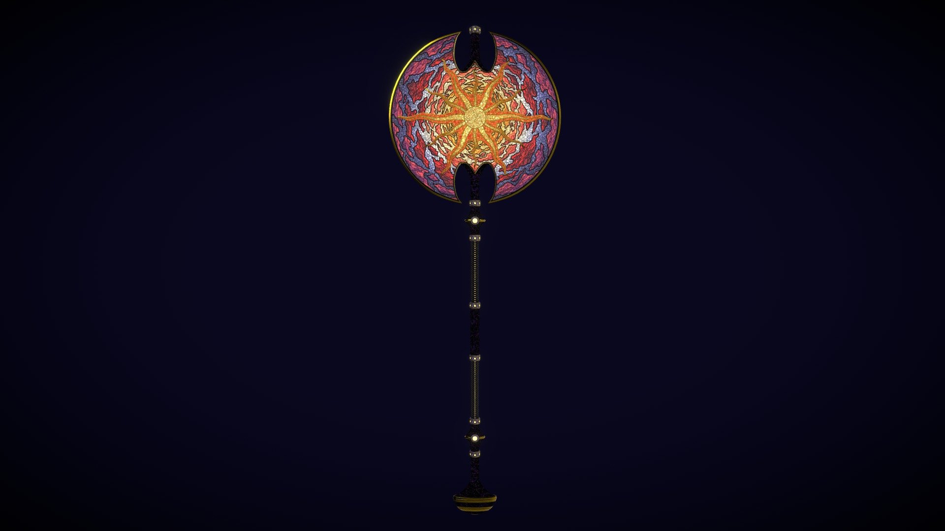 The Sunset Axe - 3D model by Seth Blaine (@SethBlaine) [1420634 ...