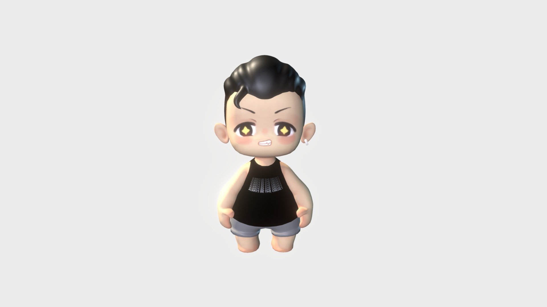Nam : Chibi Boy - 3D model by nyomryu [1420a57] - Sketchfab