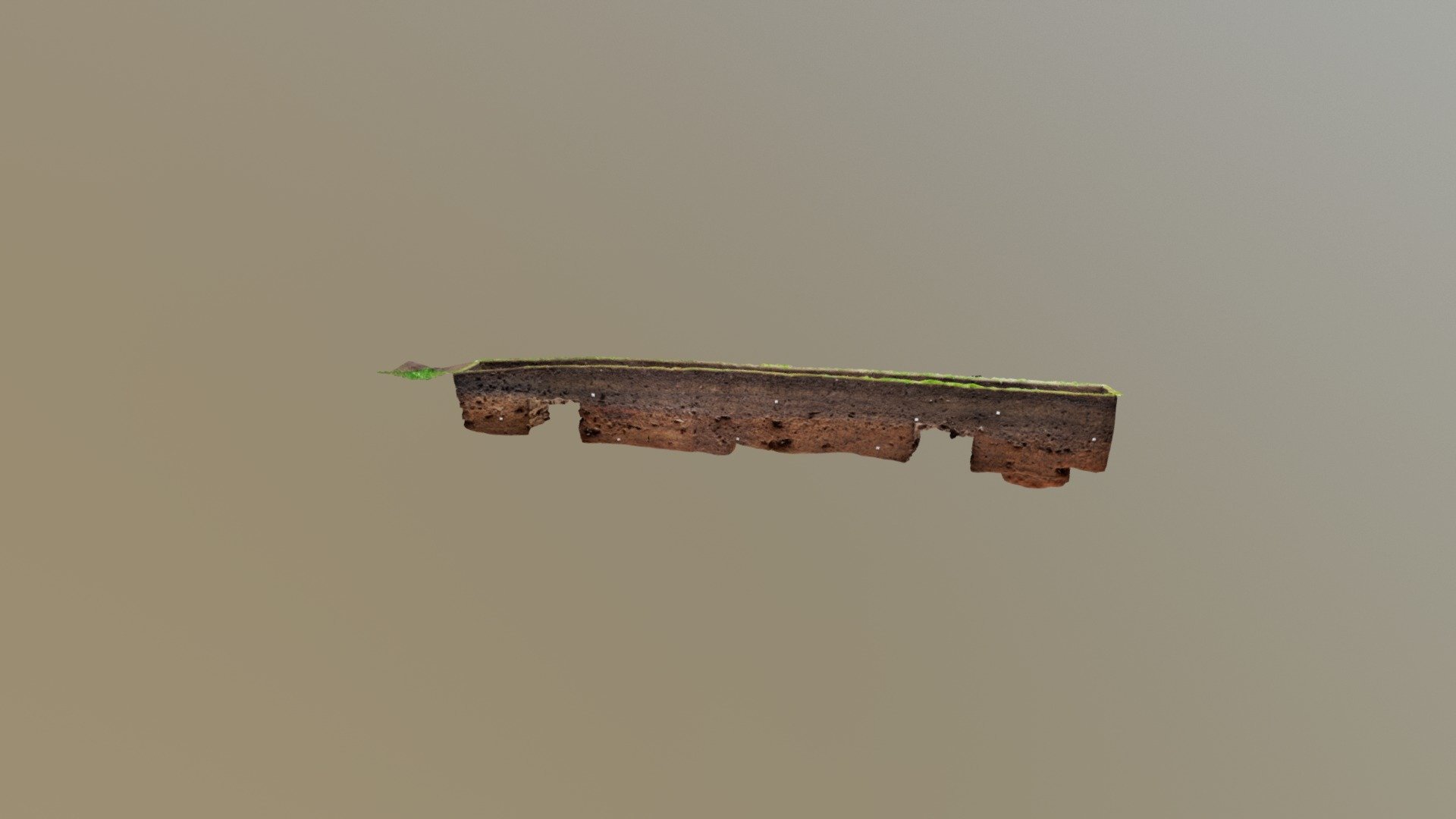 Ald 2017 - excavation trench re-modelled - 3D model by Professor ...