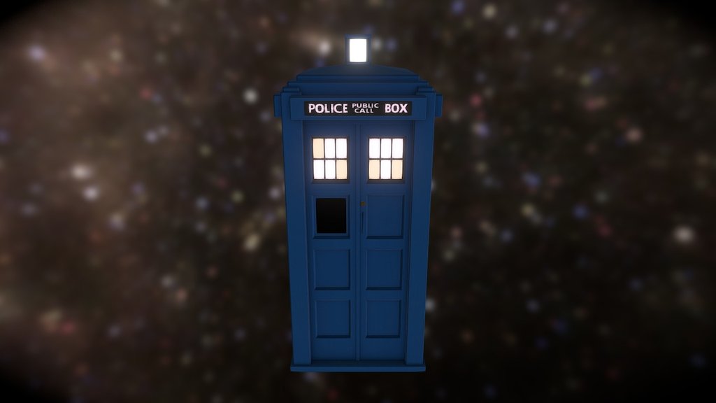 Scream Of The Shalka TARDIS Exterior - 3D model by Valentine Buketov ...
