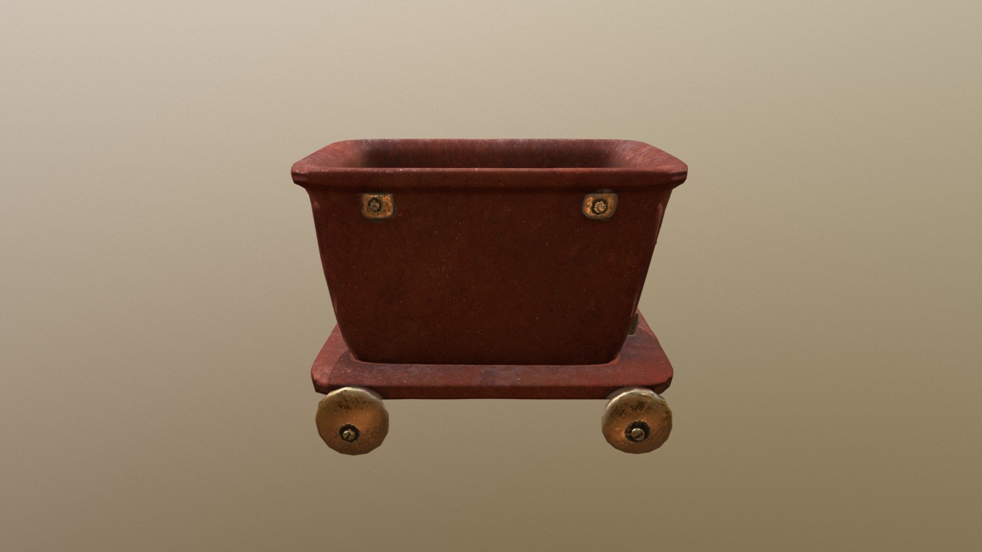 Mine Cart - 3D model by cbranch2 [1426573] - Sketchfab