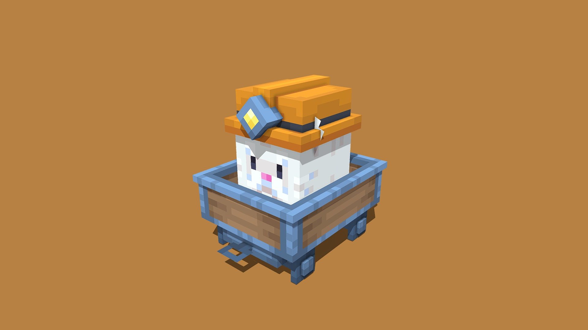 Miner Cat - 3D model by KanekiAkira [142658a] - Sketchfab