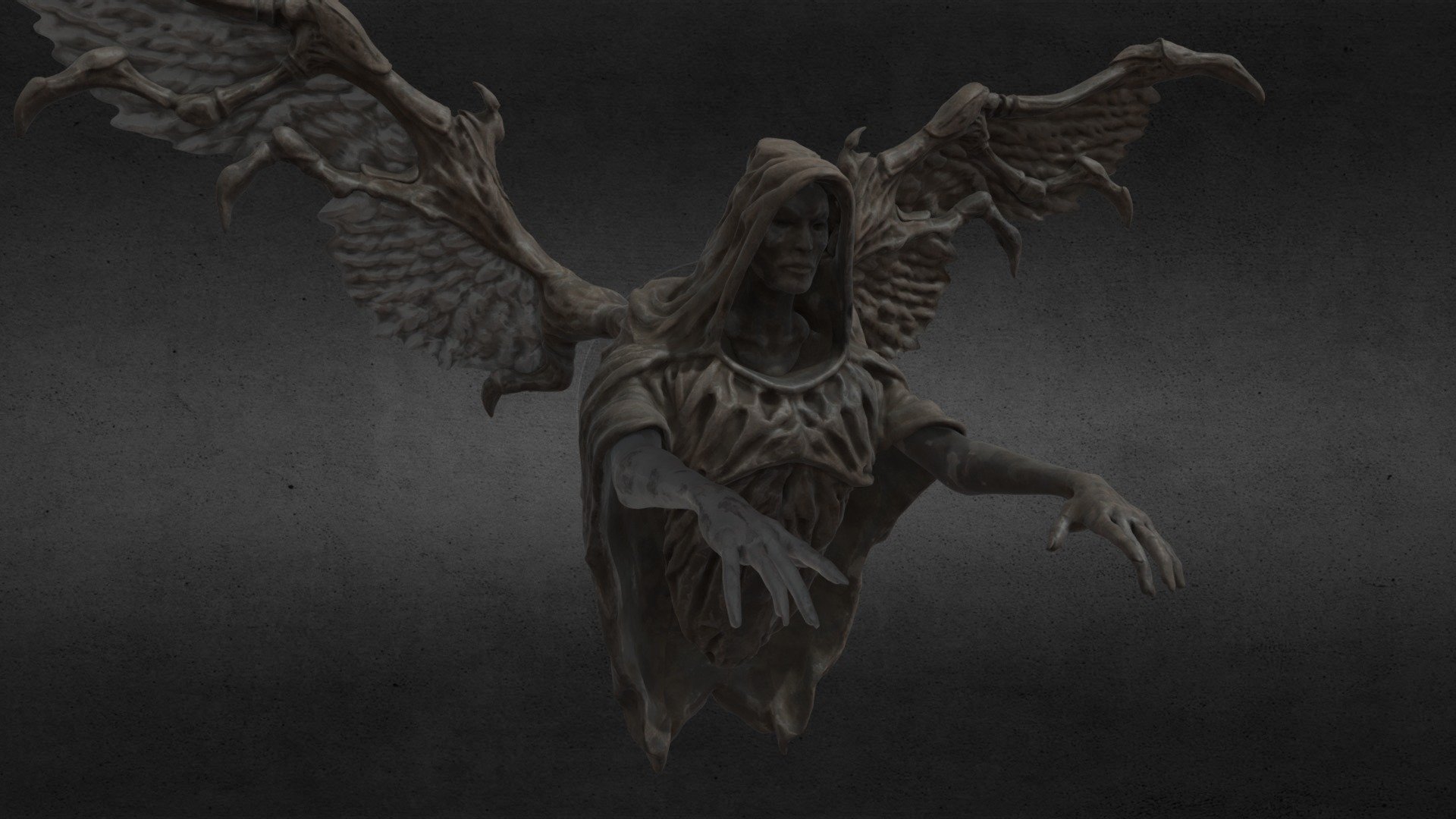 Angel Of Death - Download Free 3D model by André Murrugarra (@andre.arq ...