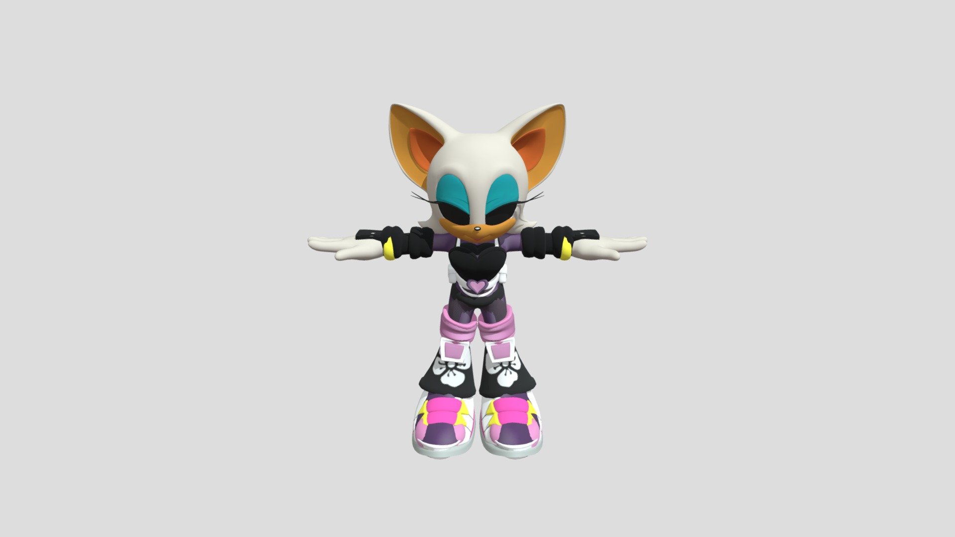Rouge The Bat v3 - Download Free 3D model by mariaetorcattt [1426e74 ...