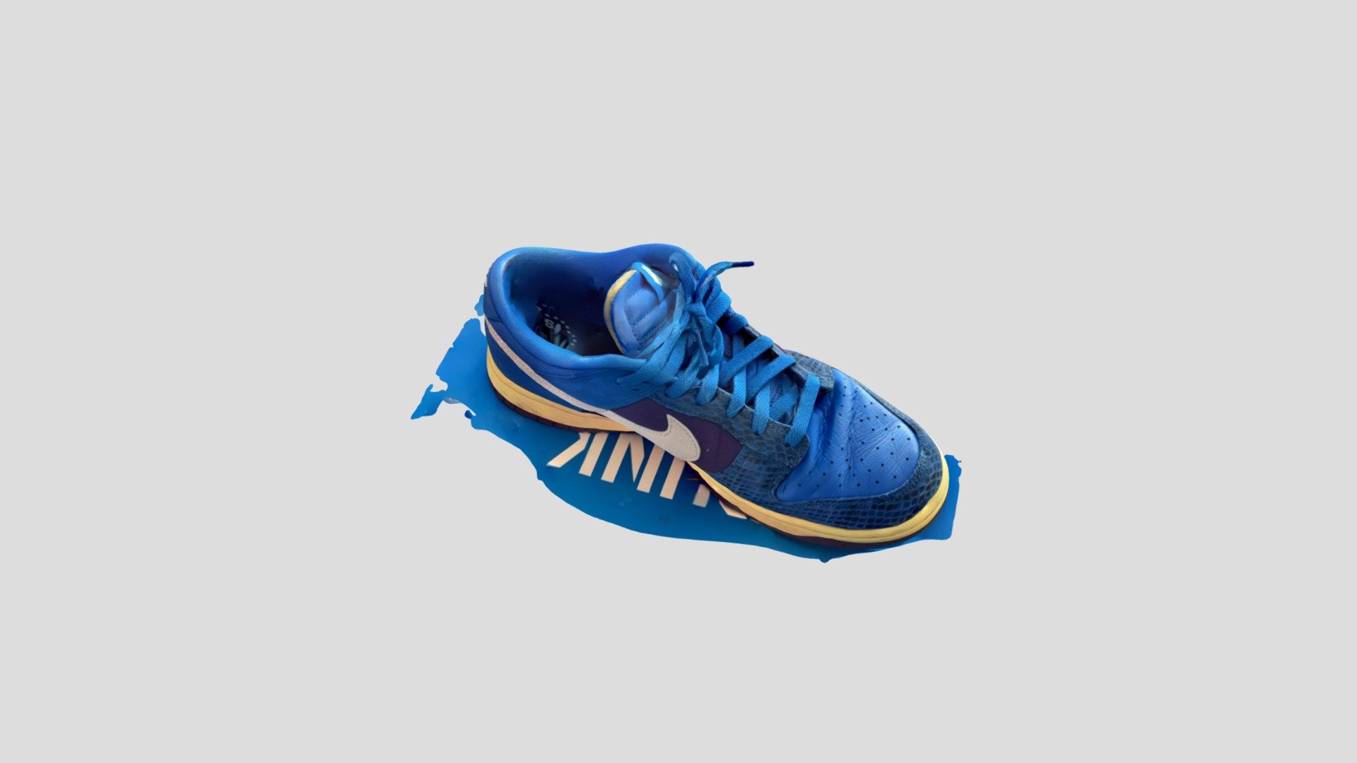 Undefeated x Dunk Low Left Shoe - 3D model by kajemian [1427677 ...