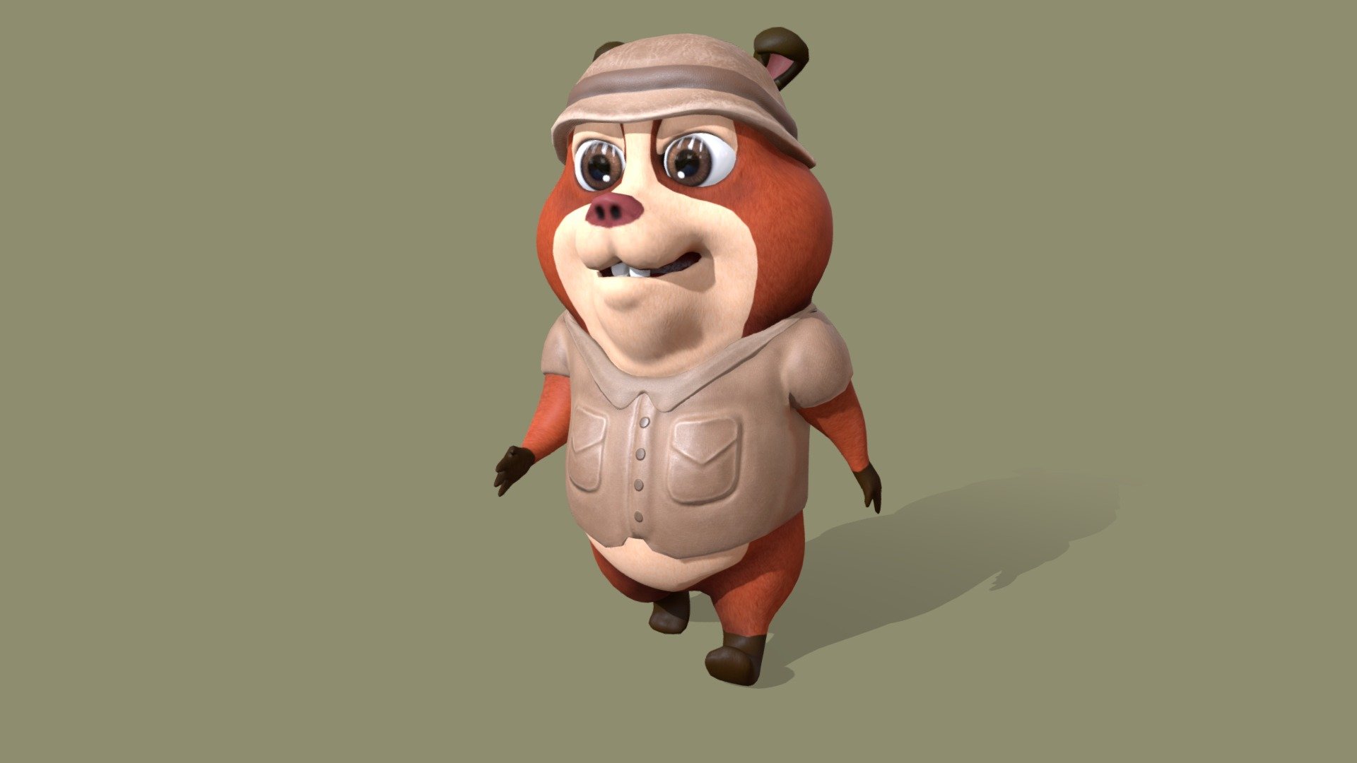 Hamster - 3D model by Charles Smith (Blitz Mobile Apps ...