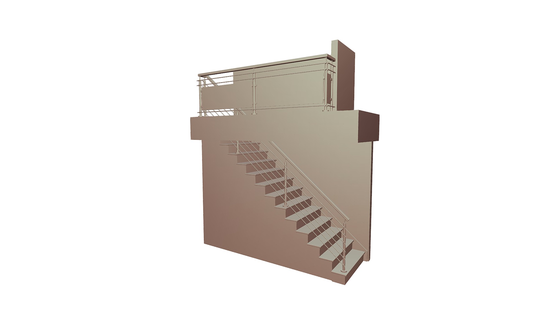 Escalier 103231 - 3D model by Hugo Boisvert (@hugob) [142b75d] - Sketchfab