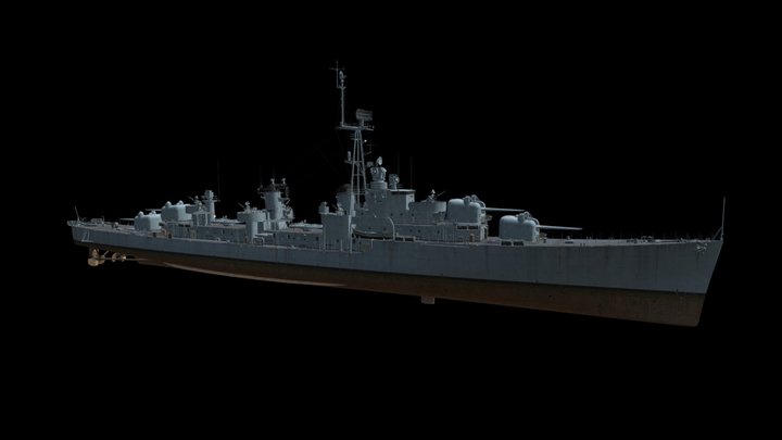 Warship 3D models - Sketchfab