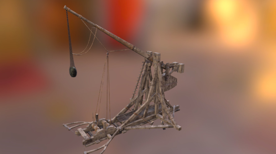 Trebuchet - 3D model by c_albeluhn (@calbeluhn) [142c603] - Sketchfab