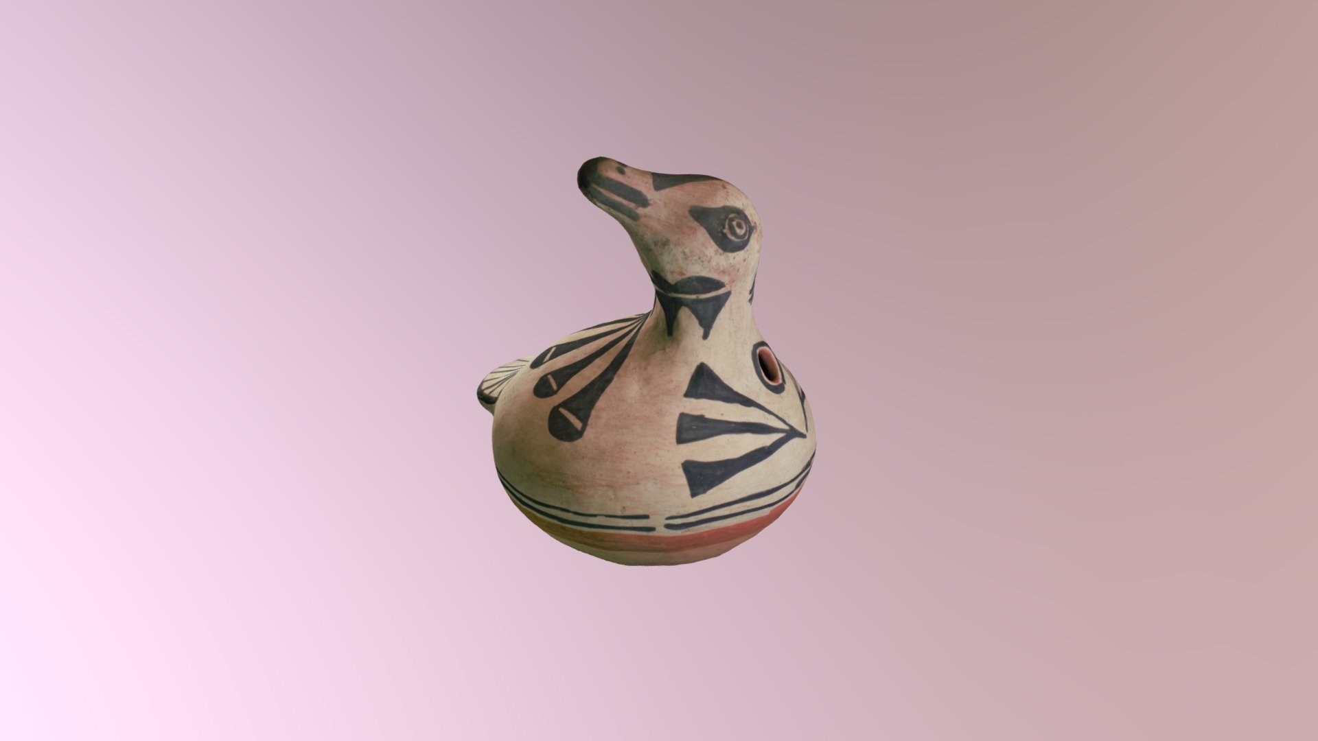 SUI.ANTH.10327 Ceramic Animal (bird) Figure - 3D model by ...