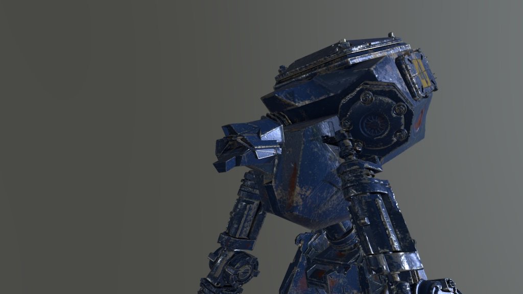 Old Mecha - 3D model by jpolicromatico [142e6ad] - Sketchfab