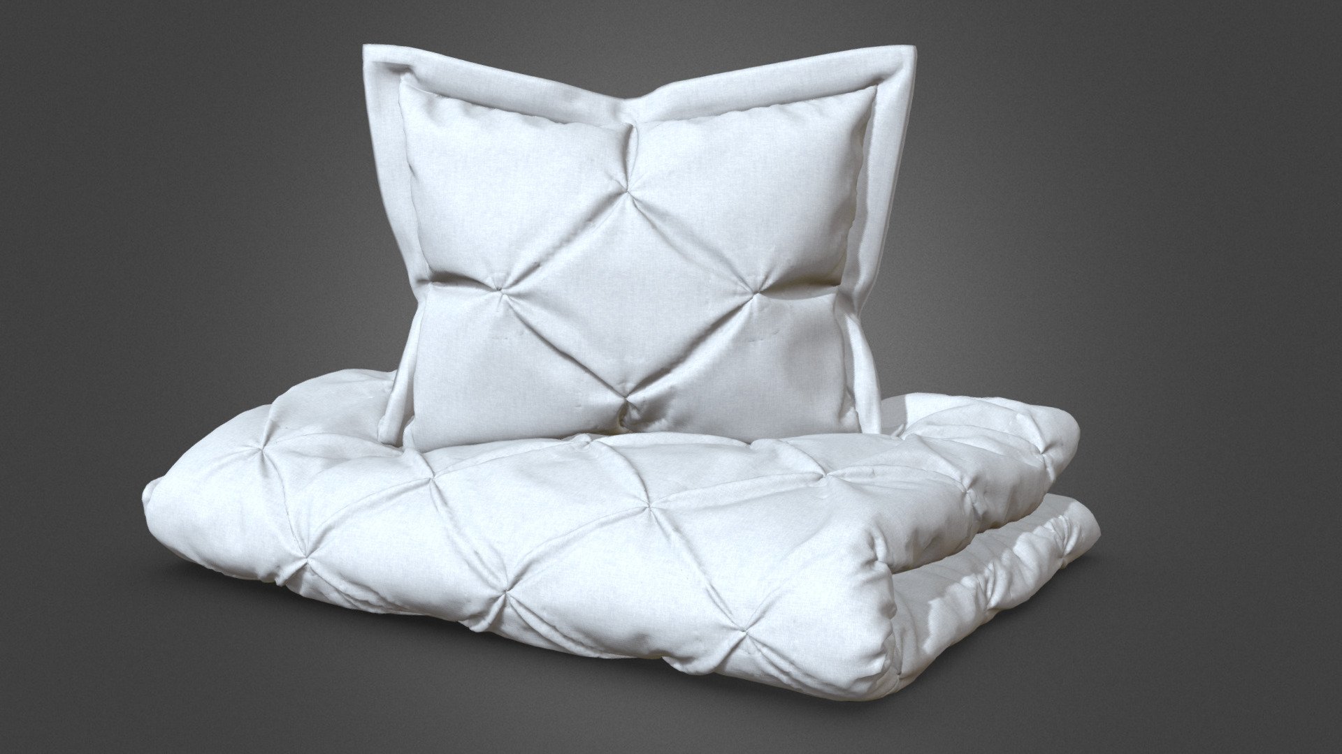Bedding with Pin Tucks - 3D model by Kim Falck (@sloppydemon) [142e83d ...