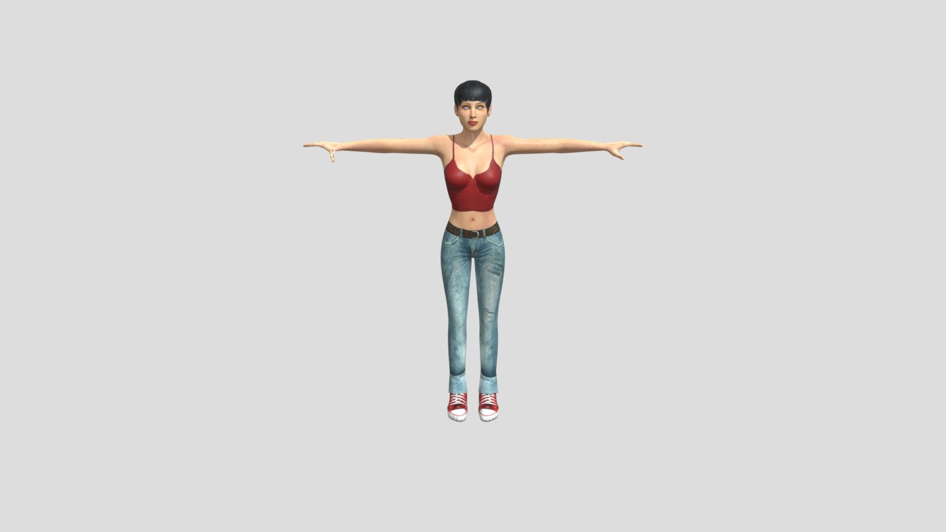 Geek Girl - Download Free 3D model by softscan [142f888] - Sketchfab