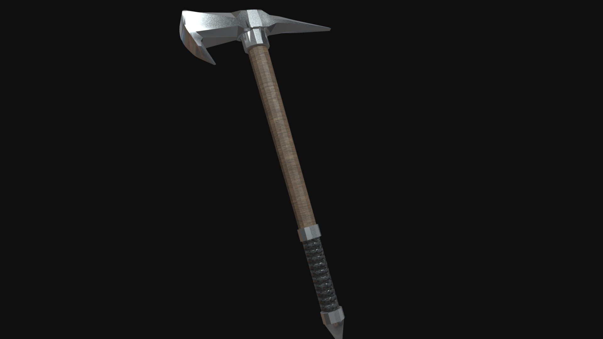 Low-Poly Medieval War Hammer - 3D model by Sc00P (@Sc00P1) [142fb92] - Sketchfab