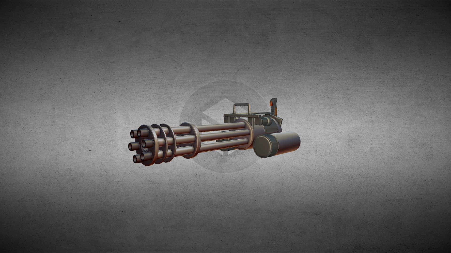 Minigun - 3D model by Miguel Castilla (@miguelcastillaasir) [1431197 ...