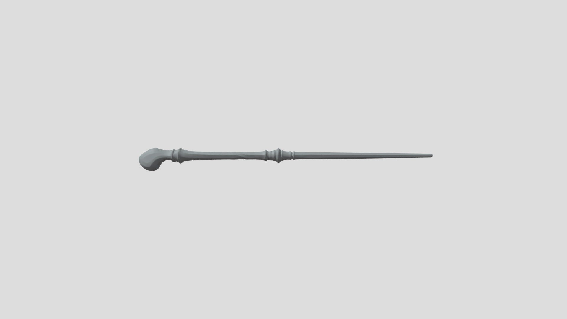 Simple magic wand - Download Free 3D model by spellsowner [1431484 ...