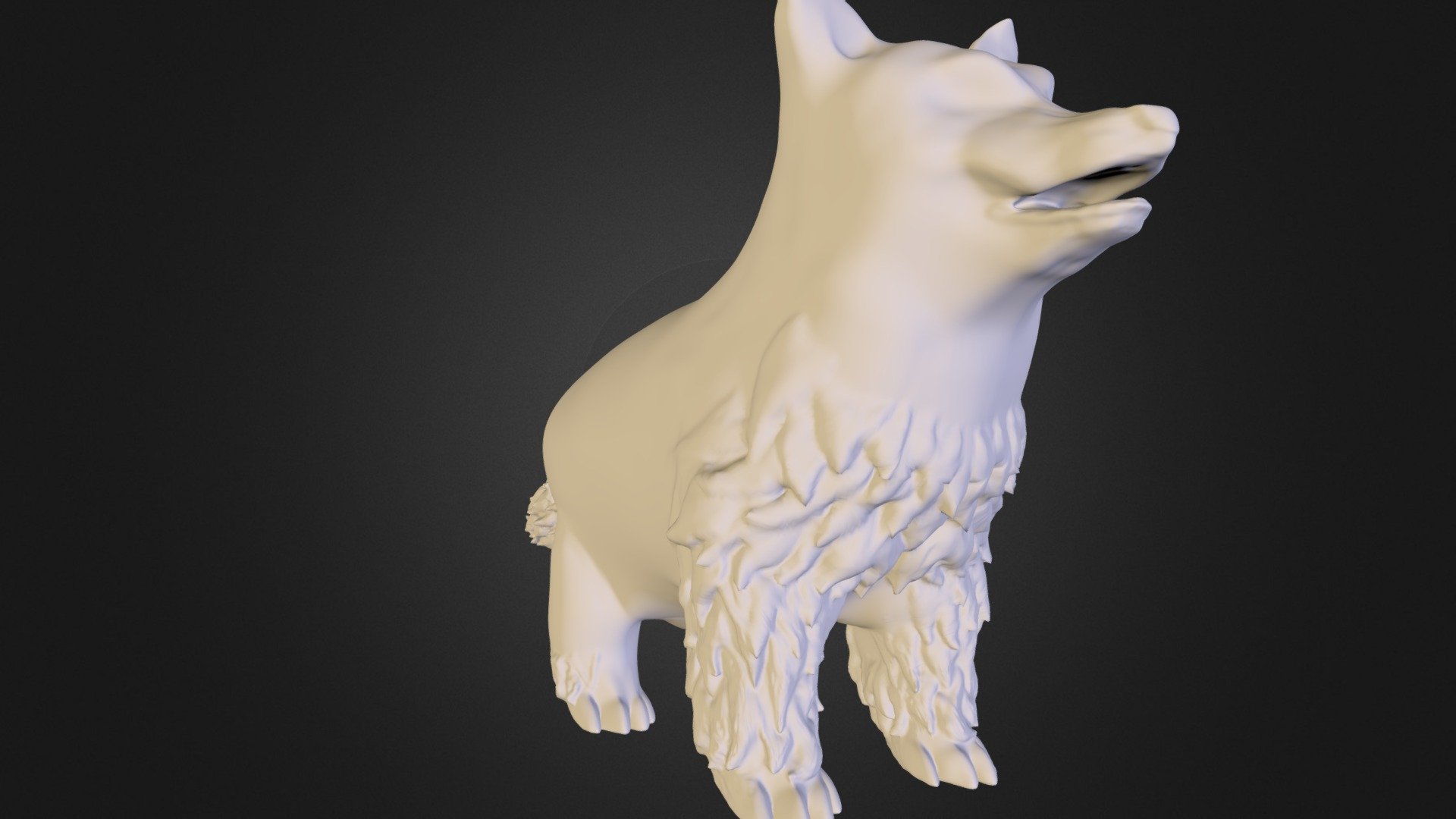 wolf model - 3D model by kita [1432547] - Sketchfab