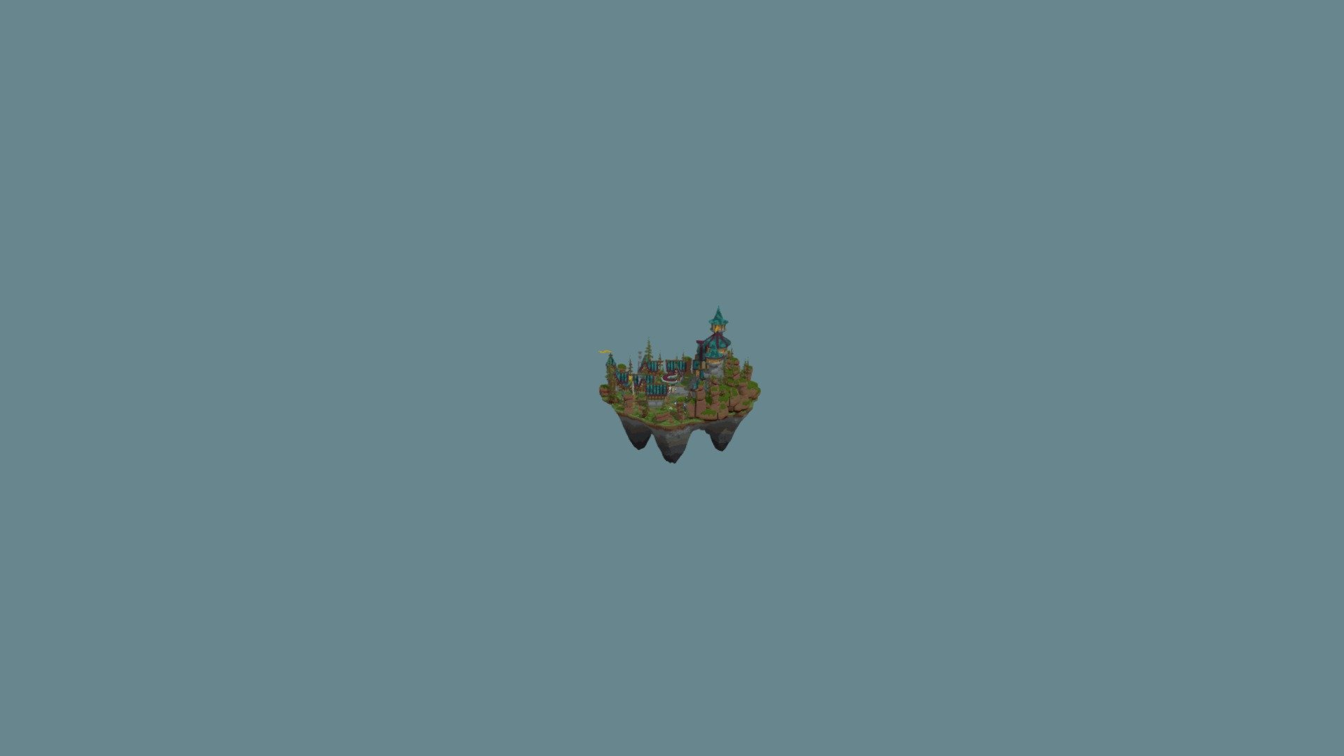 Cyranth Spawn - Fantasy Castle - 200x200 - 3D model by Star Builds (@deaarahwnji) [1432bc9 ...