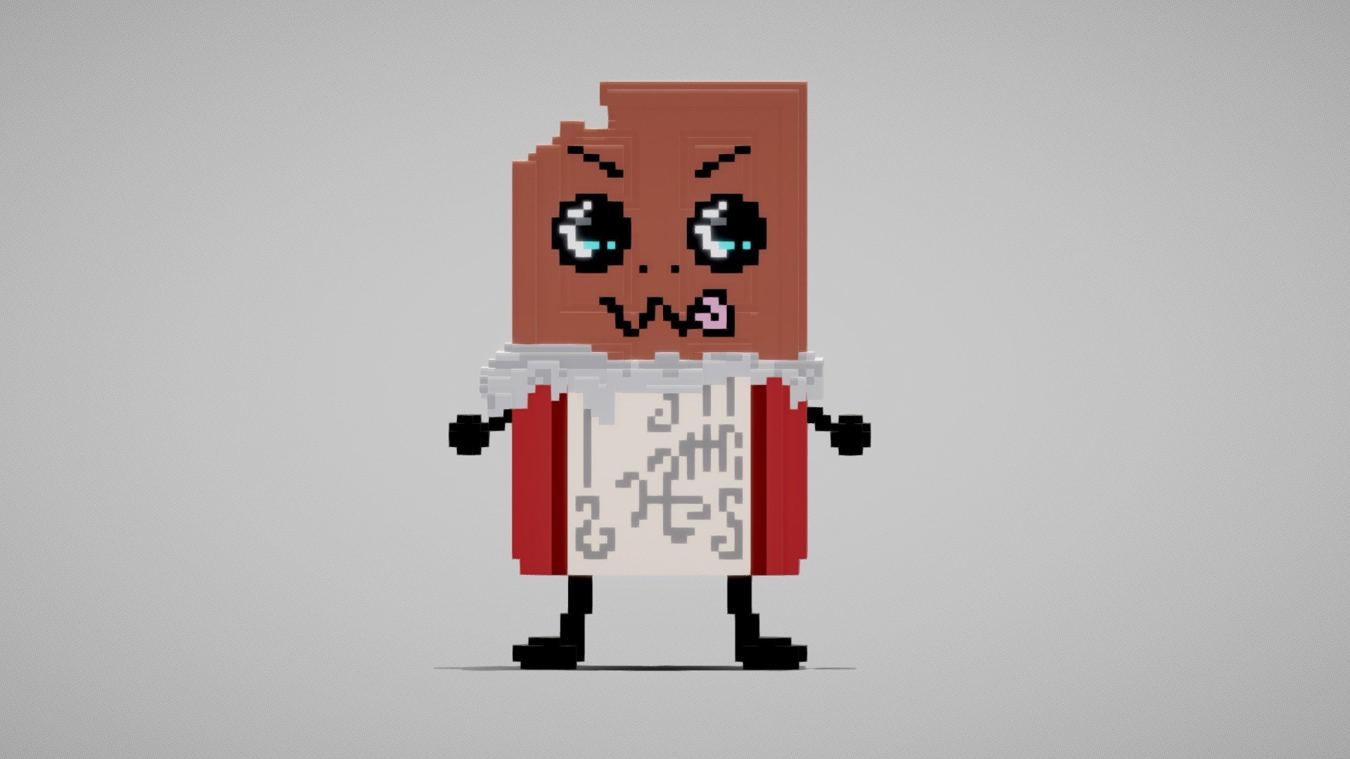 [FANART] Choco'to Boy-kun - 3D model by CyberMageF10wer [143327b ...