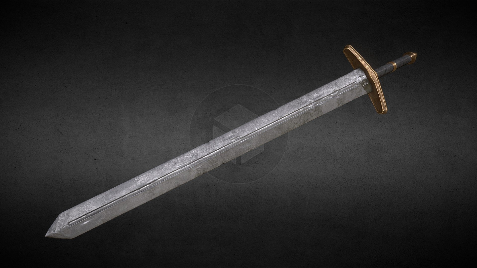Medieval Sword - 3D model by volteron [1434167] - Sketchfab