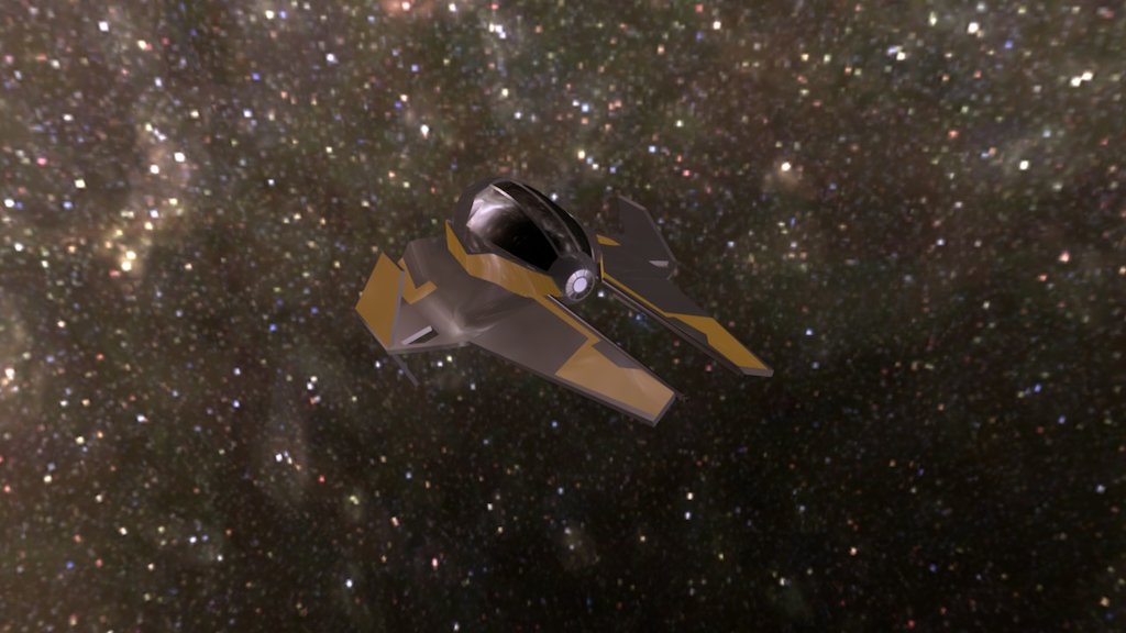 Jedi Starfighter Eta-2 Actis-class interceptor - 3D model by ...