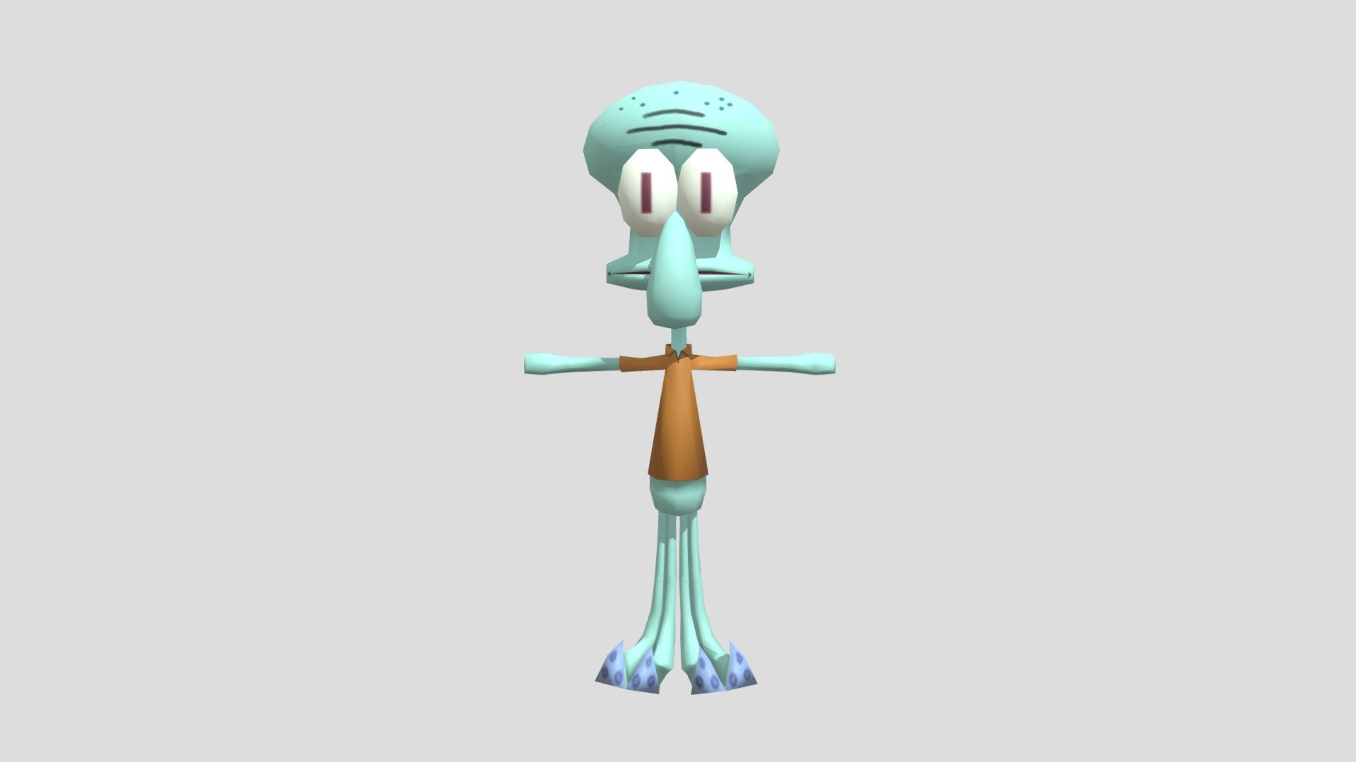 squidward - Download Free 3D model by mohd.akmal.mahyudin [1438270 ...