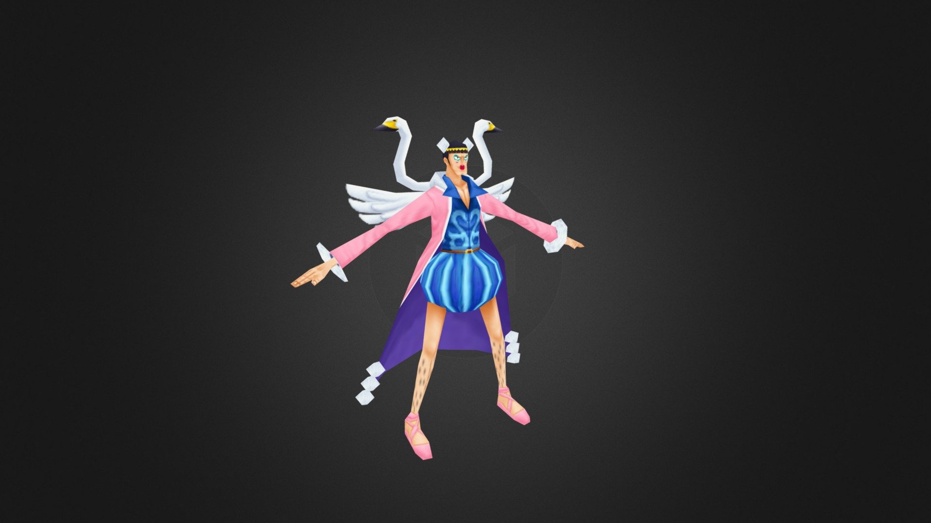 BonClay One Piece - Download Free 3D model by AnmAn [143ac4f] - Sketchfab