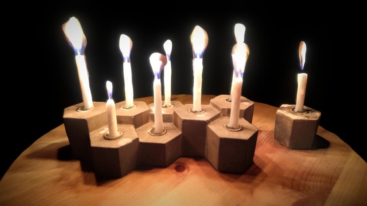 Menorah 3D models - Sketchfab