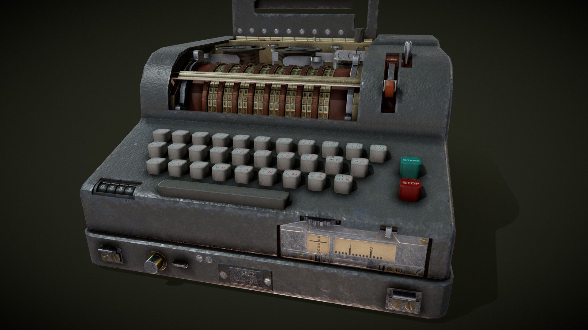 Fialka cipher machine M-125 - 3D model by Coconut (@tomas.anglim.811 ...