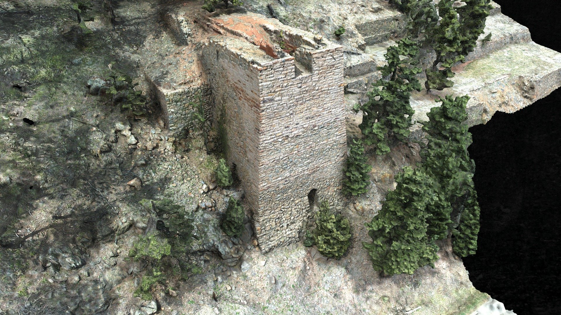 The Historic Wall Street Gold Mine Mill Ruins - Download Free 3D model ...