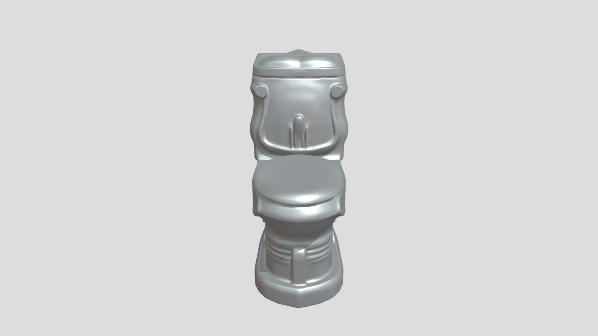 Luxurious gold toilet - 3D model by pcs2530 [1441331] - Sketchfab