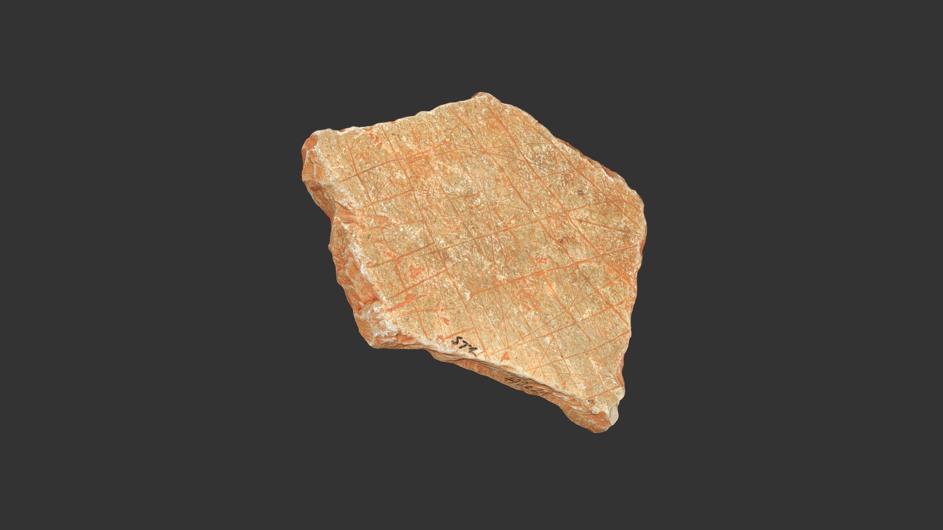 Engraved Slate (492a24-3) - Download Free 3D model by RLA Archaeology ...