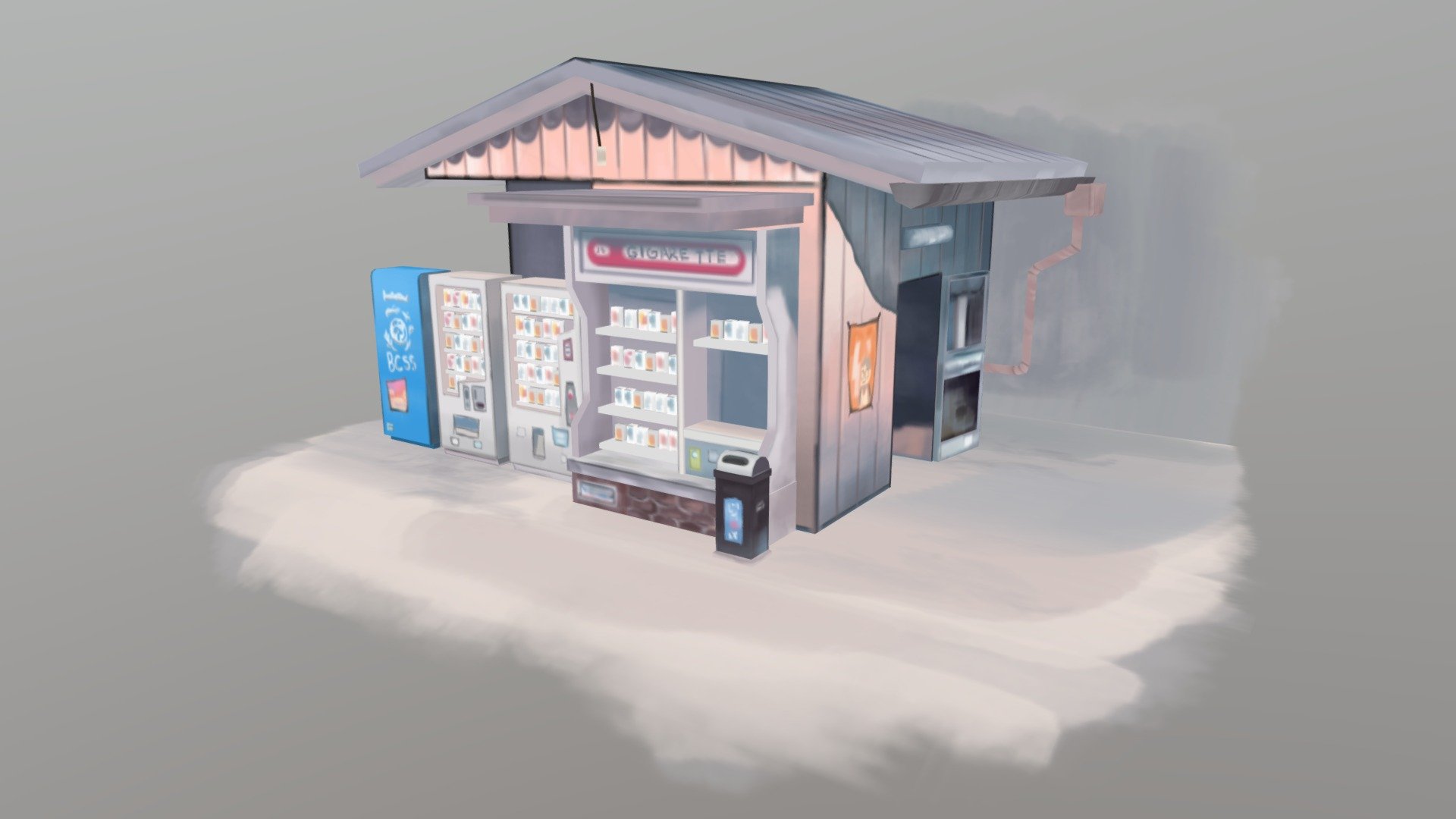 Watercolor Scene(Reference production） - 3D model by 孙嘉谡 (@sunjiasu ...