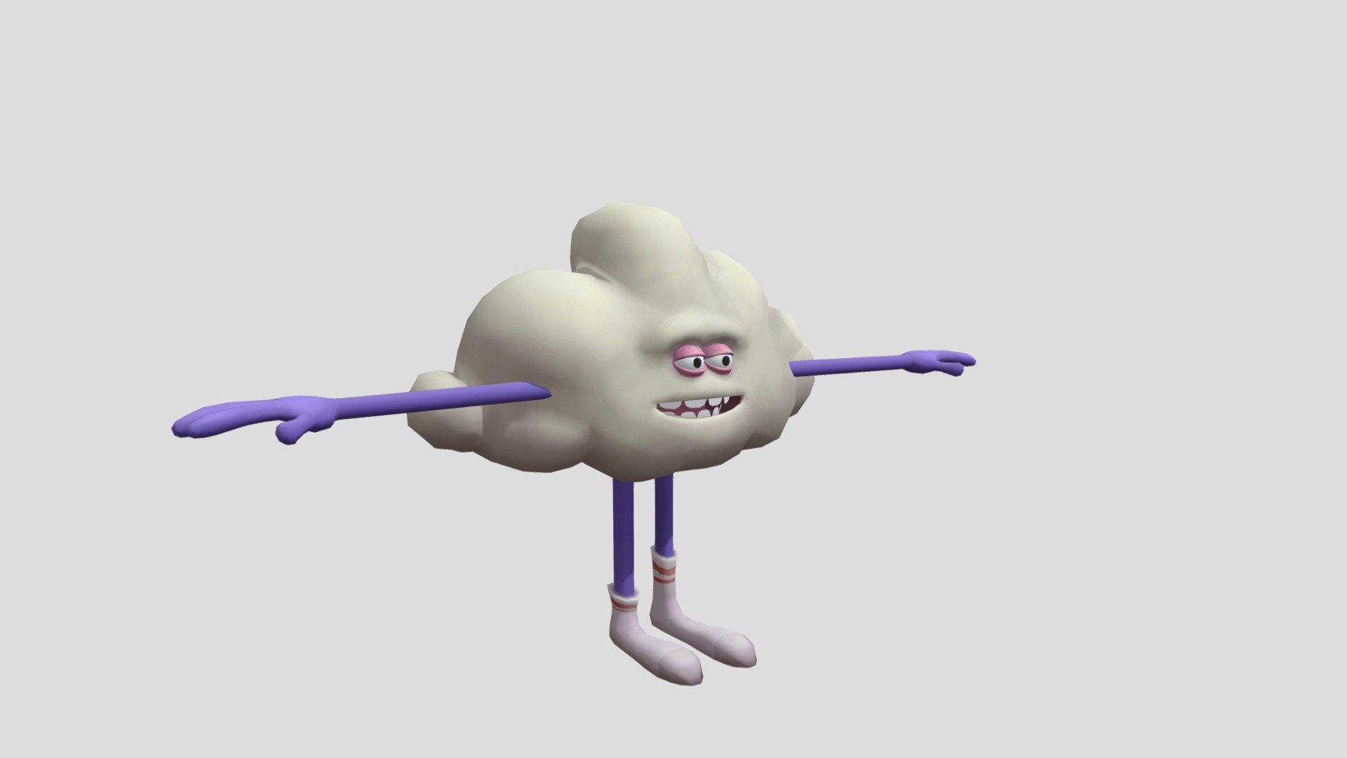 Cloud Guy (Trolls Pop) - Download Free 3D model by Samgy [1446550] - Sketchfab