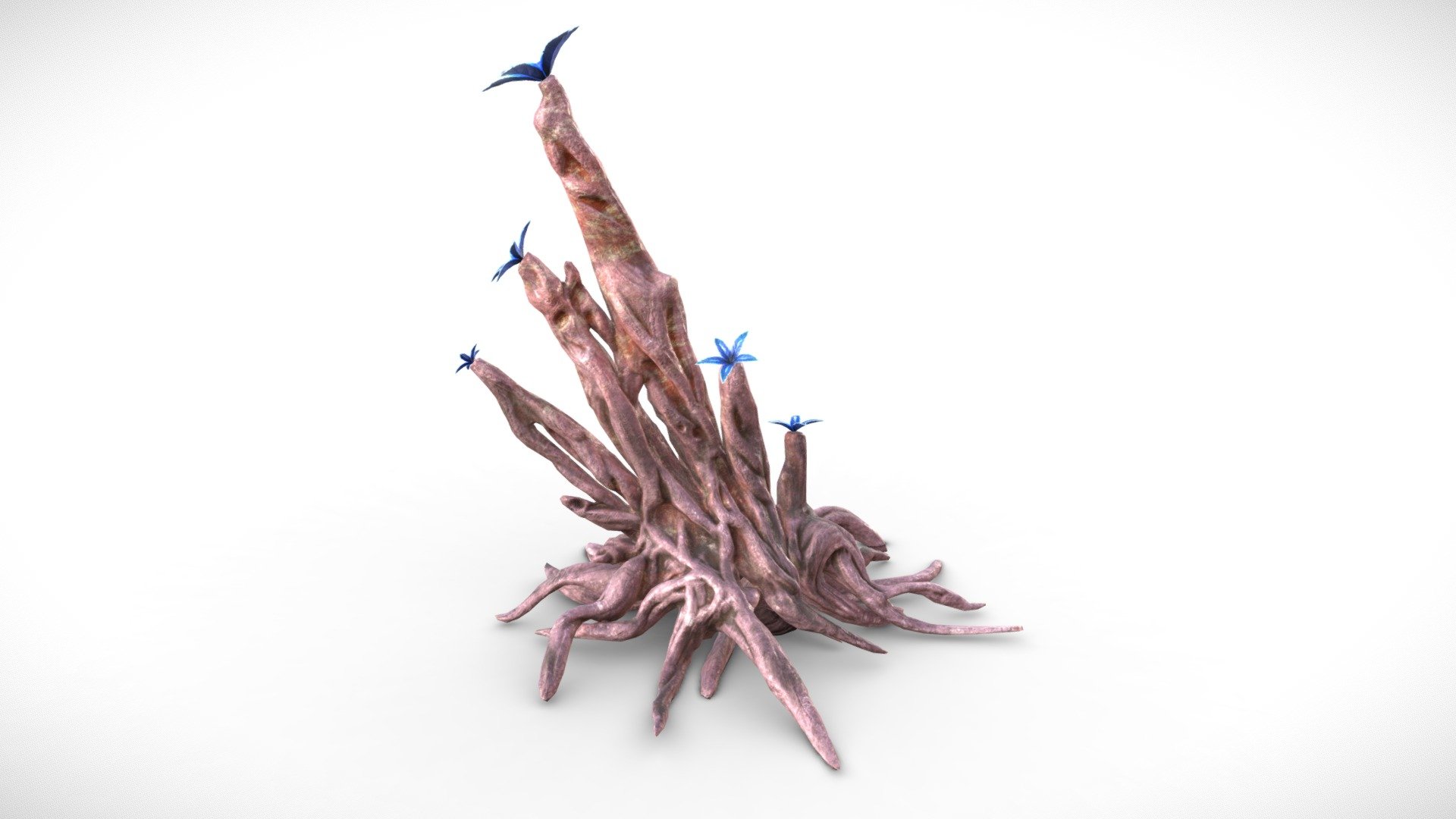 Alien Fantasy Tree - Root Flower Plant - Buy Royalty Free 3D model by ...