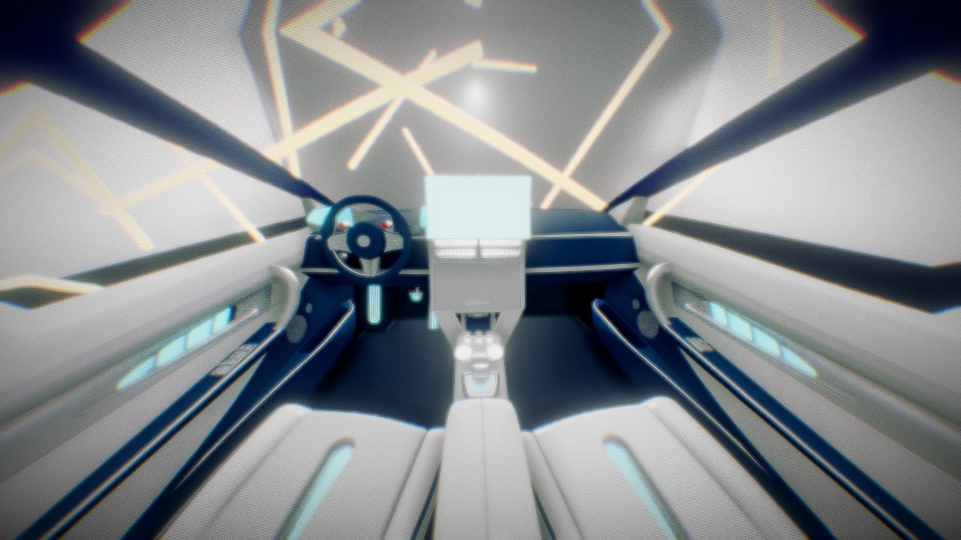Autonomous GT Car Interior Design - Auto Mode - 3D model by benlockett ...