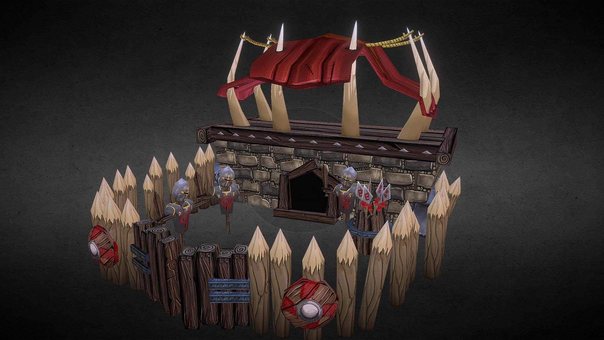 Orc Barracks - 3D model by Many-Worlds (@manyworlds) [14486da] - Sketchfab