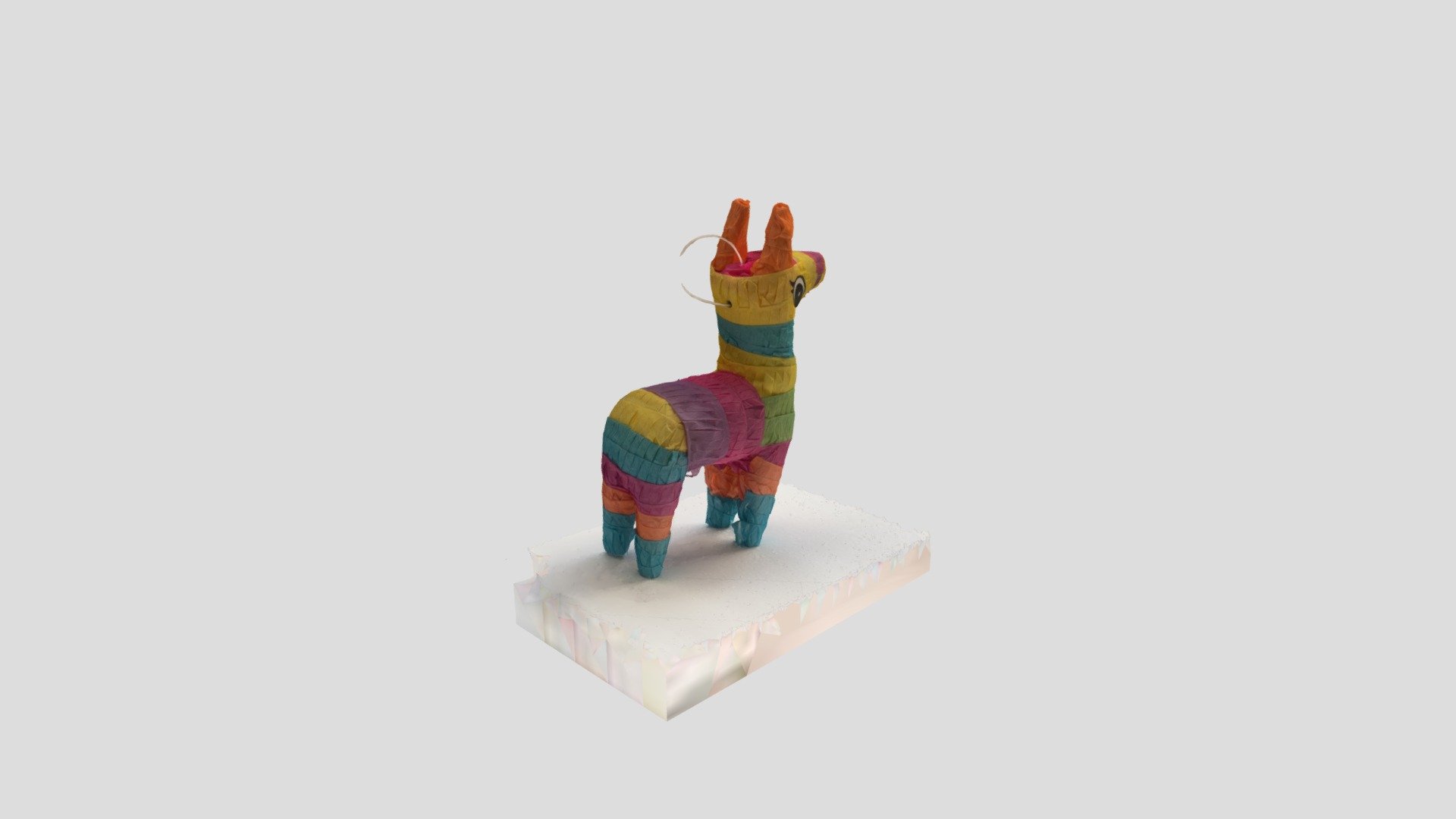 Colorful Small Piñata - 3D model by S Eh miarki (@sehmiarki) [1449ac2 ...