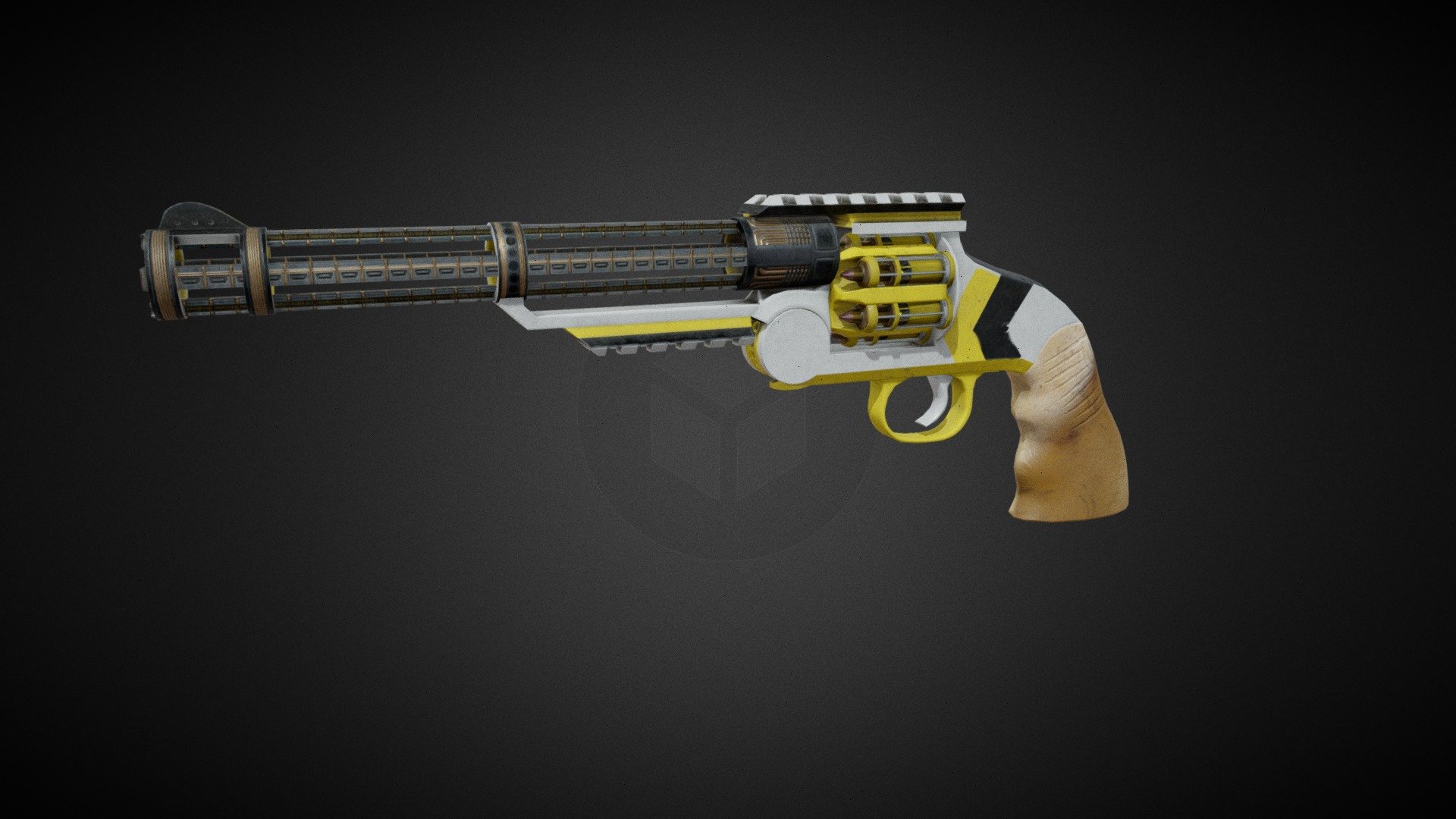 Smith & Wesson Cyberpunk Revolver - Download Free 3D model by PaperDiCE ...