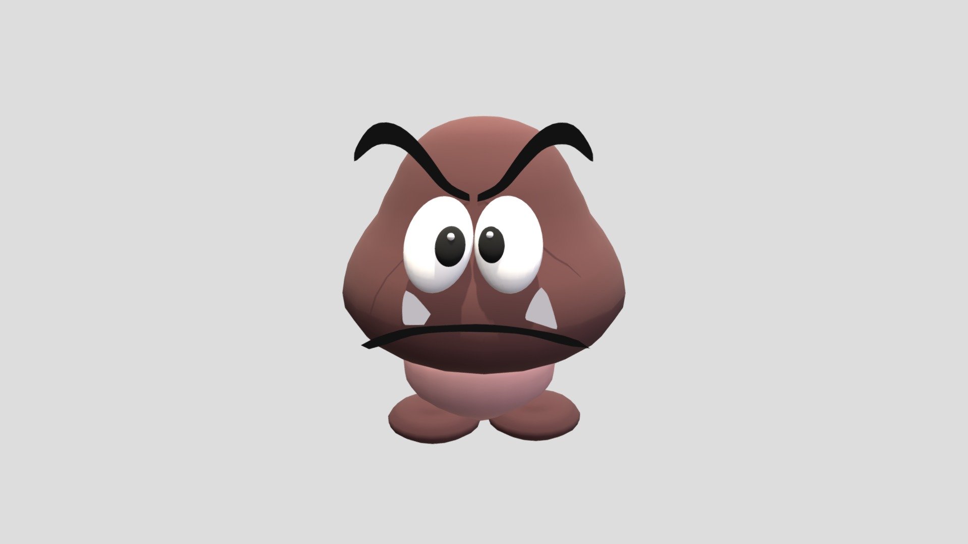 Goomba - Download Free 3D model by knight92 [144a6f4] - Sketchfab