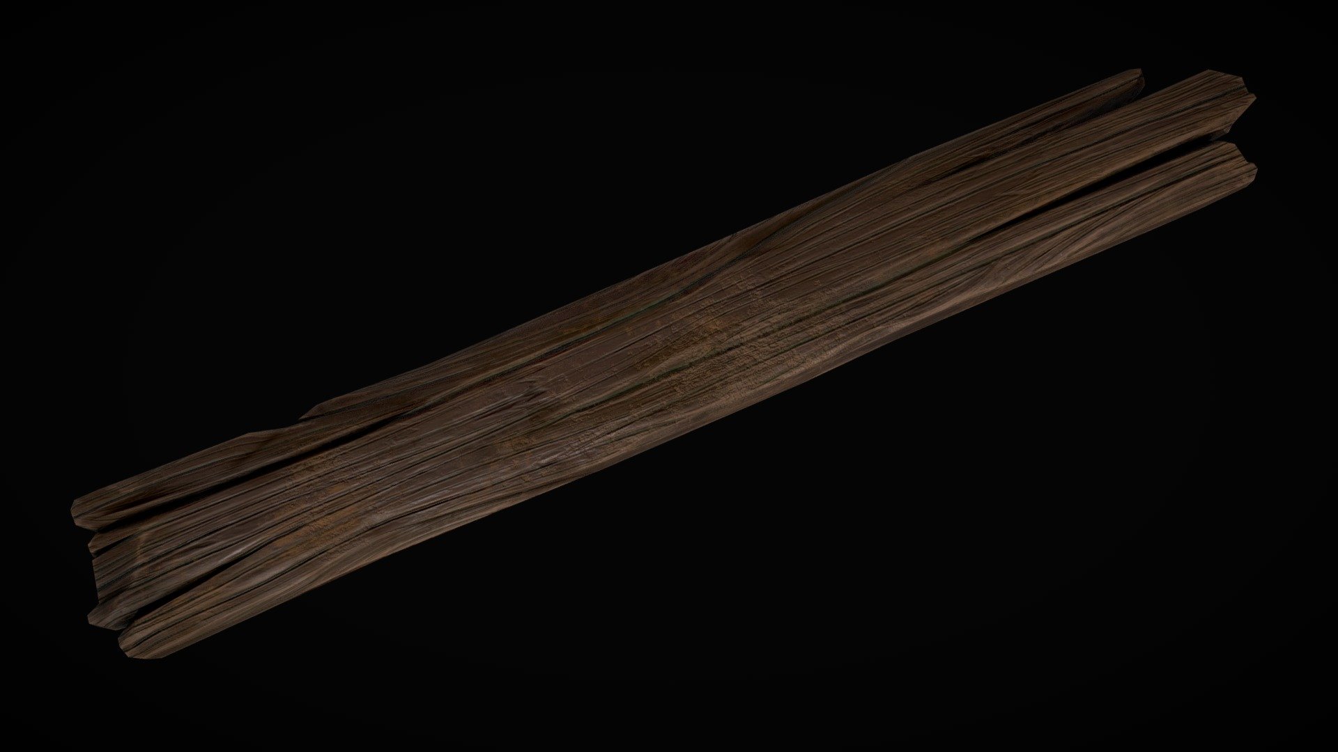 Wooden plank - 3D model by Mtsuyuki Uehara (@Mtsuyuki_Uehara) [144b938 ...
