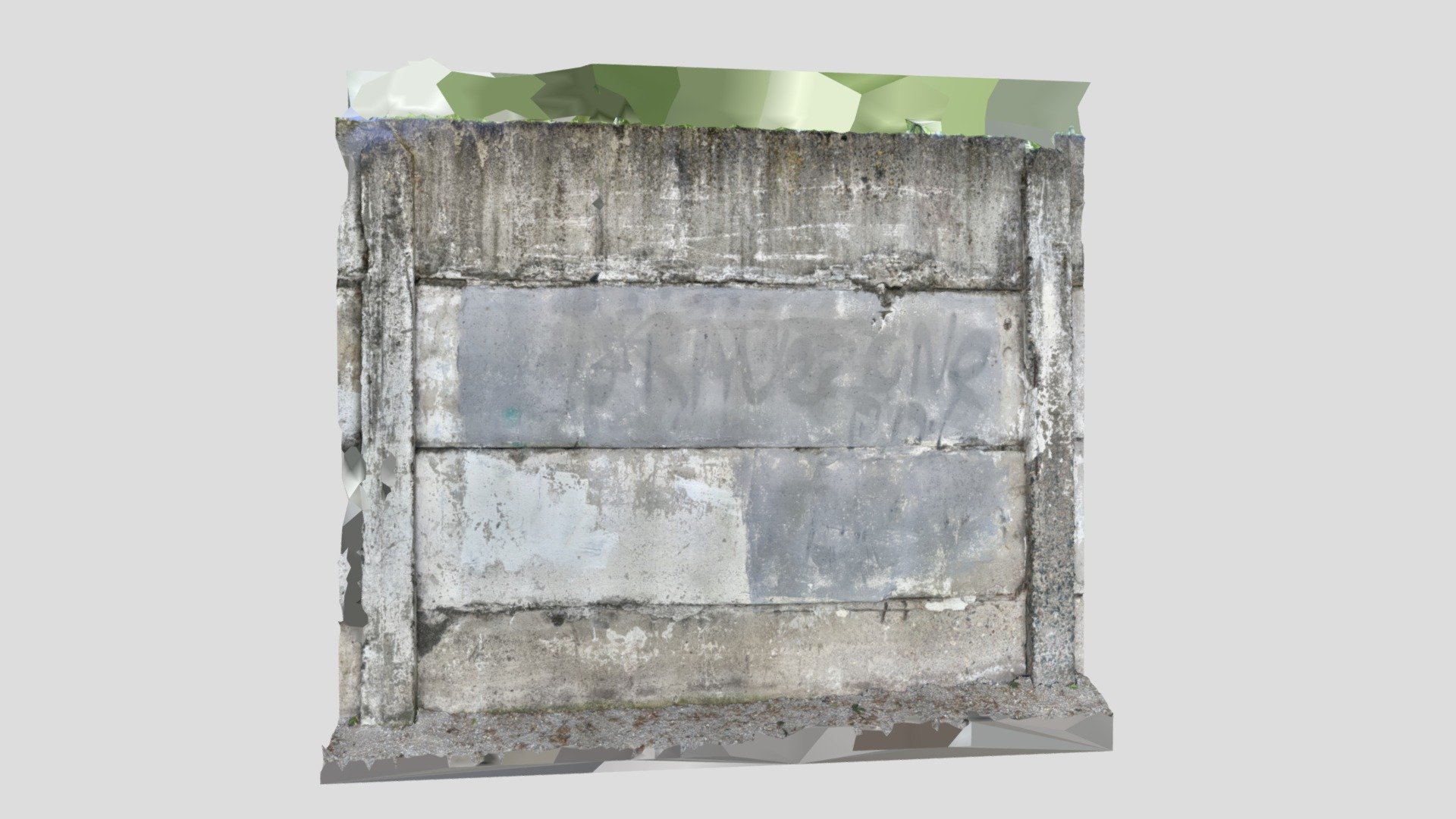 Concrete wall 2 - Download Free 3D model by Alex Fedorov (@avarice999 ...