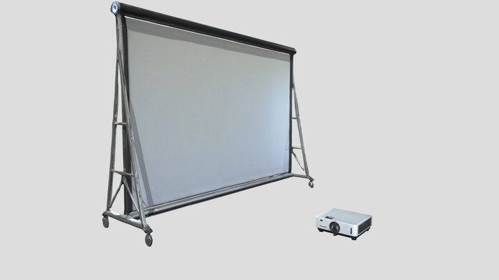 Projector-screen 3D models - Sketchfab