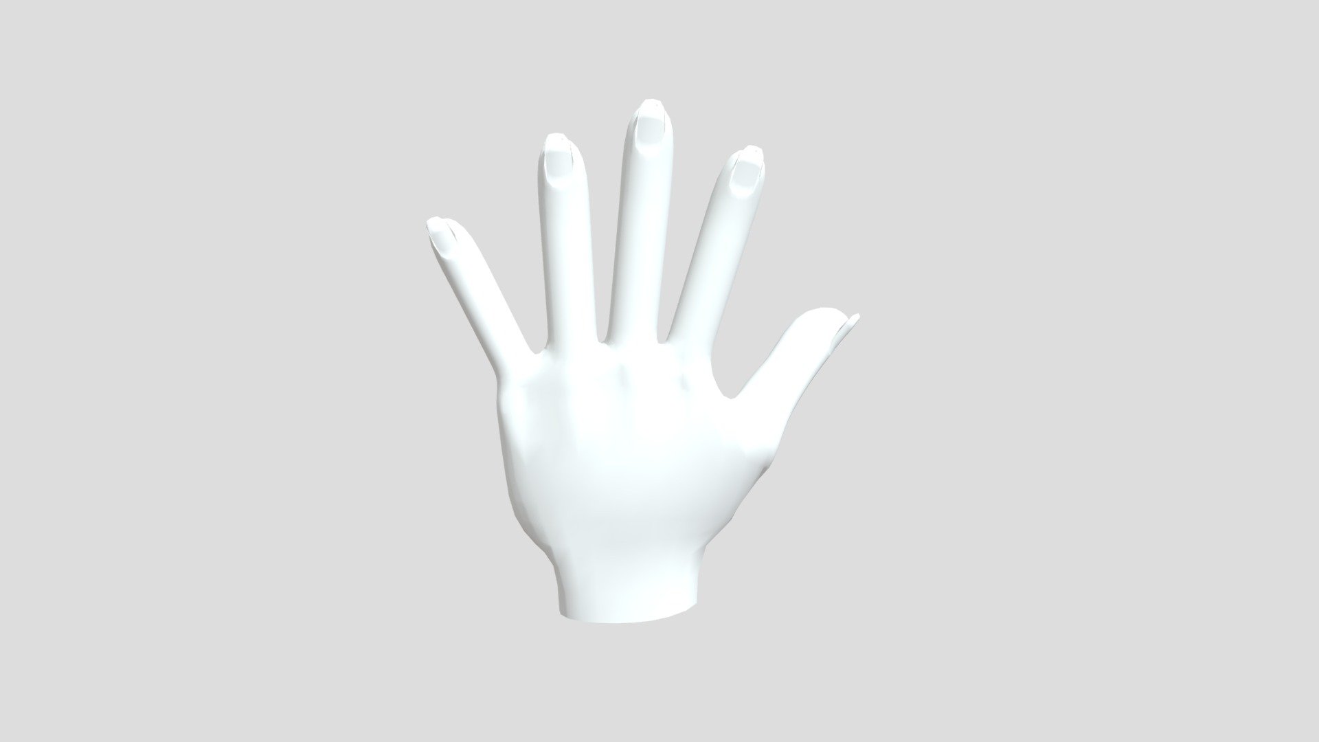 Simple Hand - Download Free 3D model by jackiller (@rafiki_spud ...