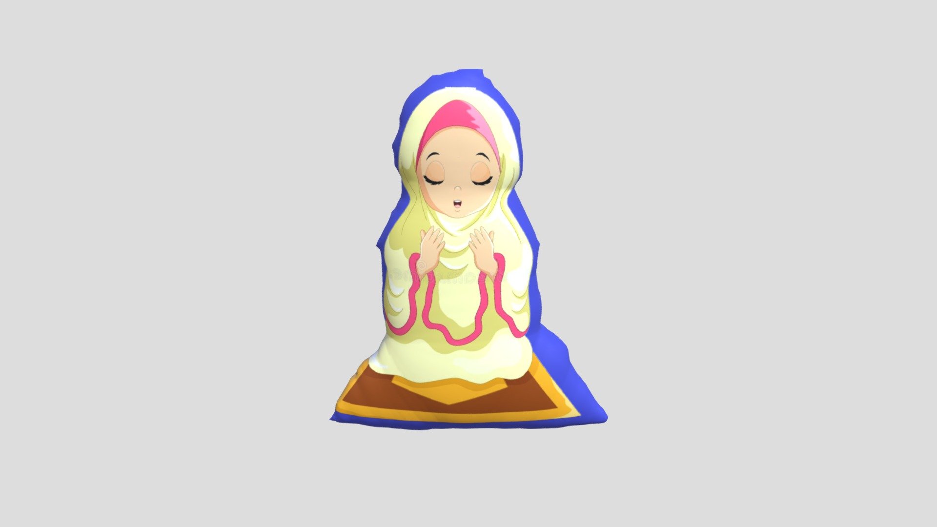 ORANG BERDOA-ASMALA JANATUL MA'WA - 3D model by asmalajanaa [144e6da ...