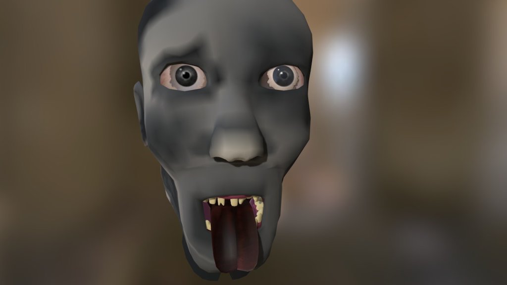 Face Zombie Cartoon - 3D model by Douglas Casali (@douglascurta ...