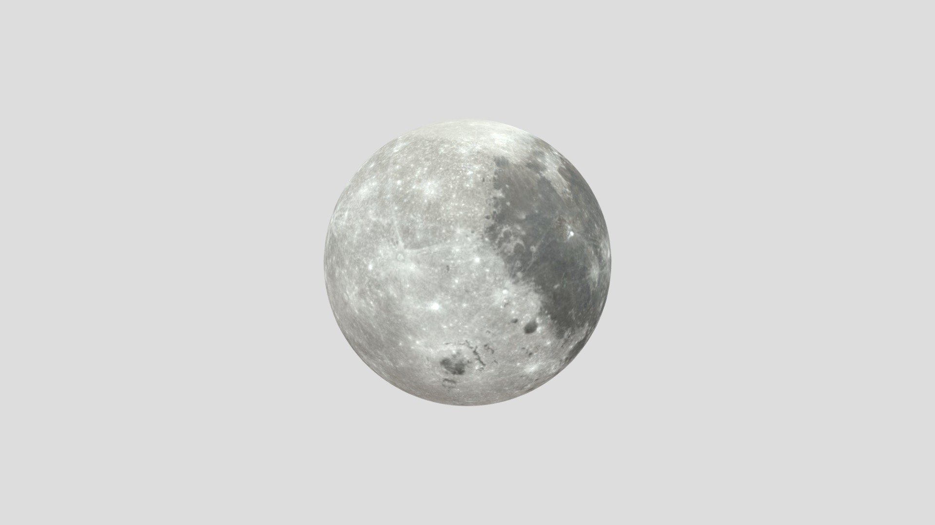 Moon lowpoly - 3D model by Art Renders (@ArtRenders) [1451d91] - Sketchfab
